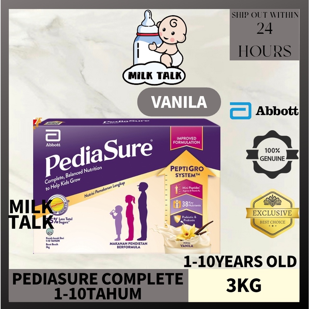 PediaSure Complete (Vanilla) (3kg) (Perfect Box Conditon) | Shopee Malaysia