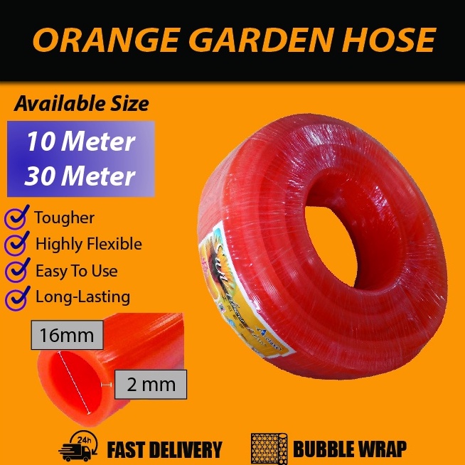 PVC Orange Garden Hose 2mm / Paip / Hos Getah Oren Getah Paip Water ...