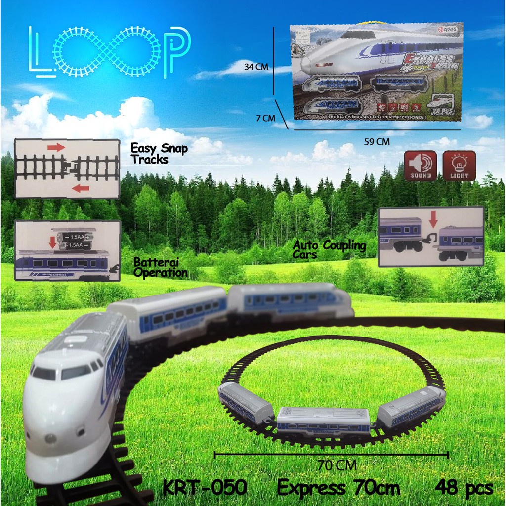 Kids Toys Krt050 Express Train LRT MRT Children s Toys LOOP Shopee