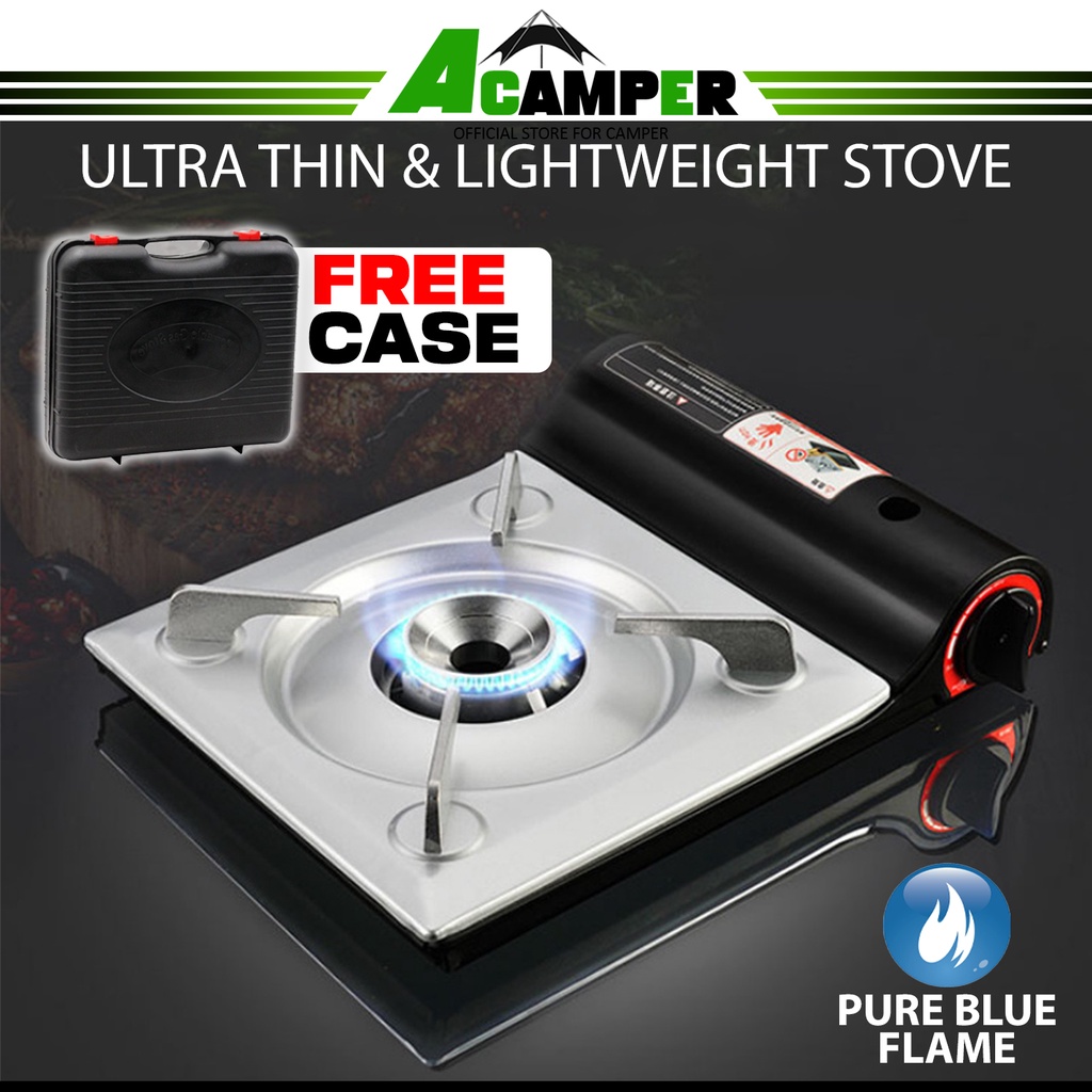 RANDOM COLOUR JD-300 Ultra Thin Portable Mini Camping Gas Stove Butane ...