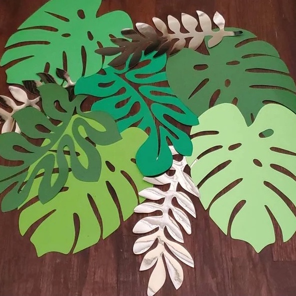 Paper Leaves Backdrop Decoration Wedding Decoration Party Birthday ...