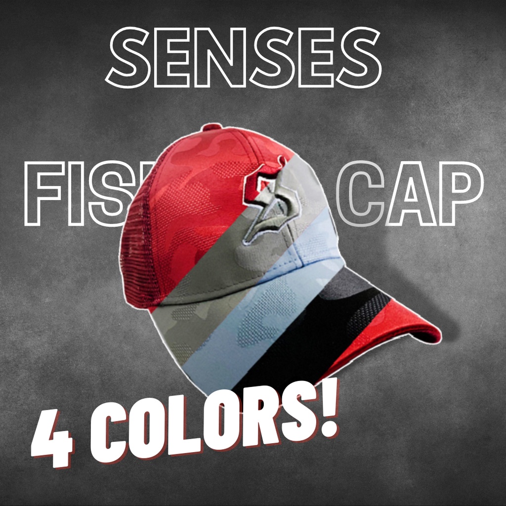 SENSES FISHING CAP W/ PONYTAIL HOLE (4 COLORS!!) | Shopee Malaysia