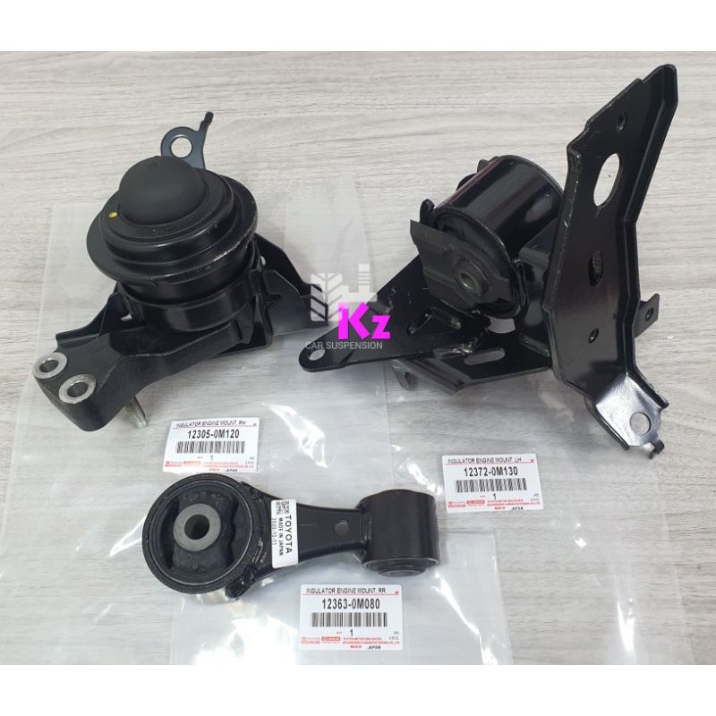 TOYOTA NCP150 2013-2022 (MANUAL) - 3 IN 1 SET - ENGINE MOUNTING KIT ...