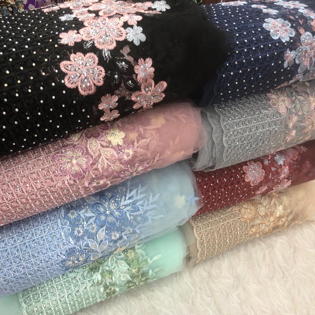 [ NEW!! ] BORDER LACE 1 LAYER BUNGA SULAM CANTIK MENAWAN / LACE 1 LAYER ...