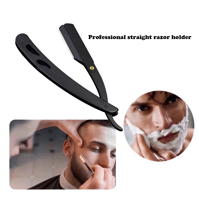 Single Copper Handle Razor Barber Tools Hair Razor and Blades Antique ...