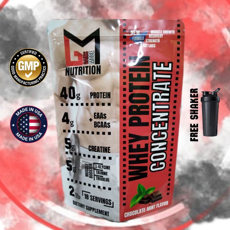 GM Whey Protein Concentrate 2lb (Halal) (High quality Protein) with Fat ...