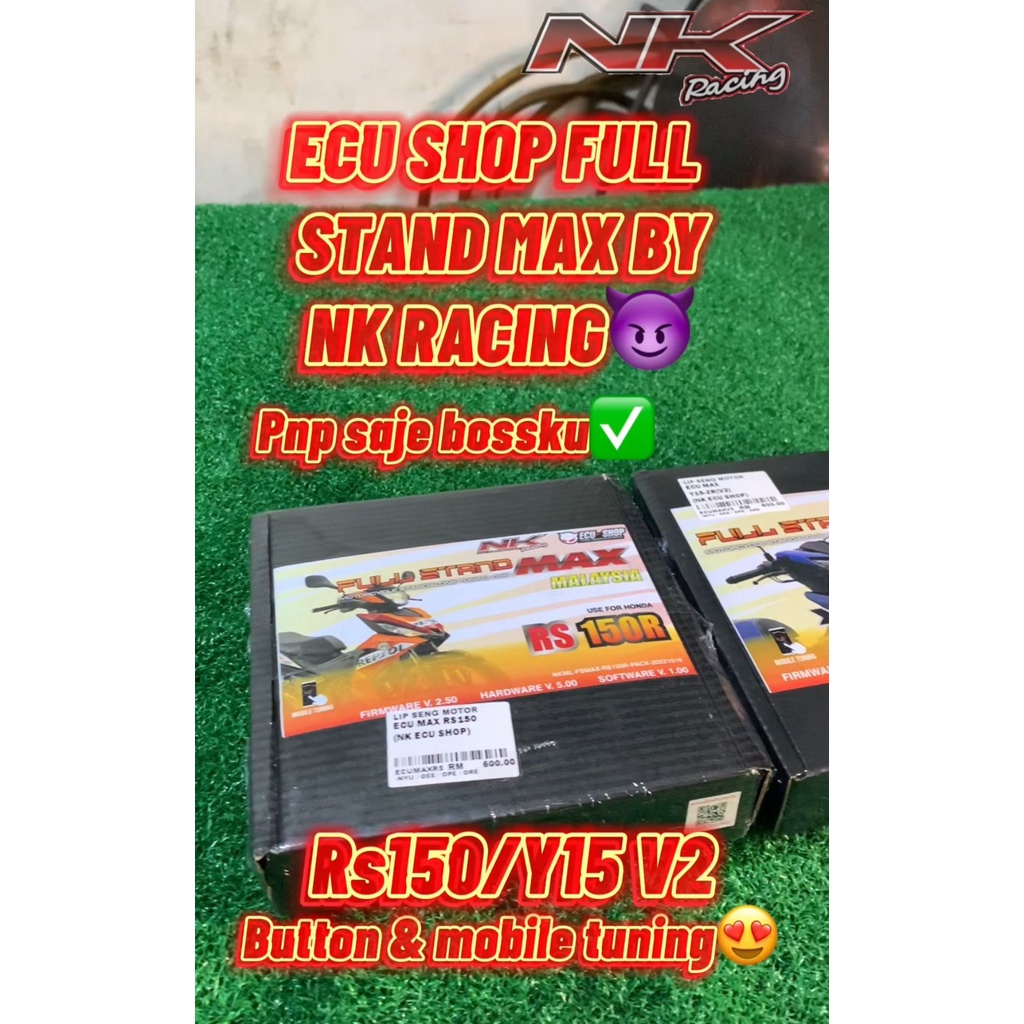 NK RACING ECU SHOP FULL STAND MAX Y15 V2 / RS150 / Y15 V1 / CBR150R ...