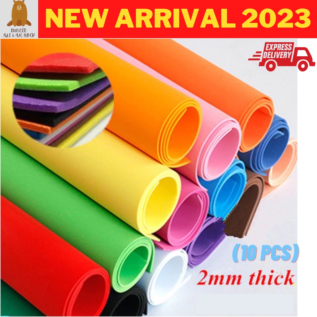 🔥READY STOCK🔥EVA Colour Sponge Foam 50 X 50cm (10pcs) | Craft DIY ...