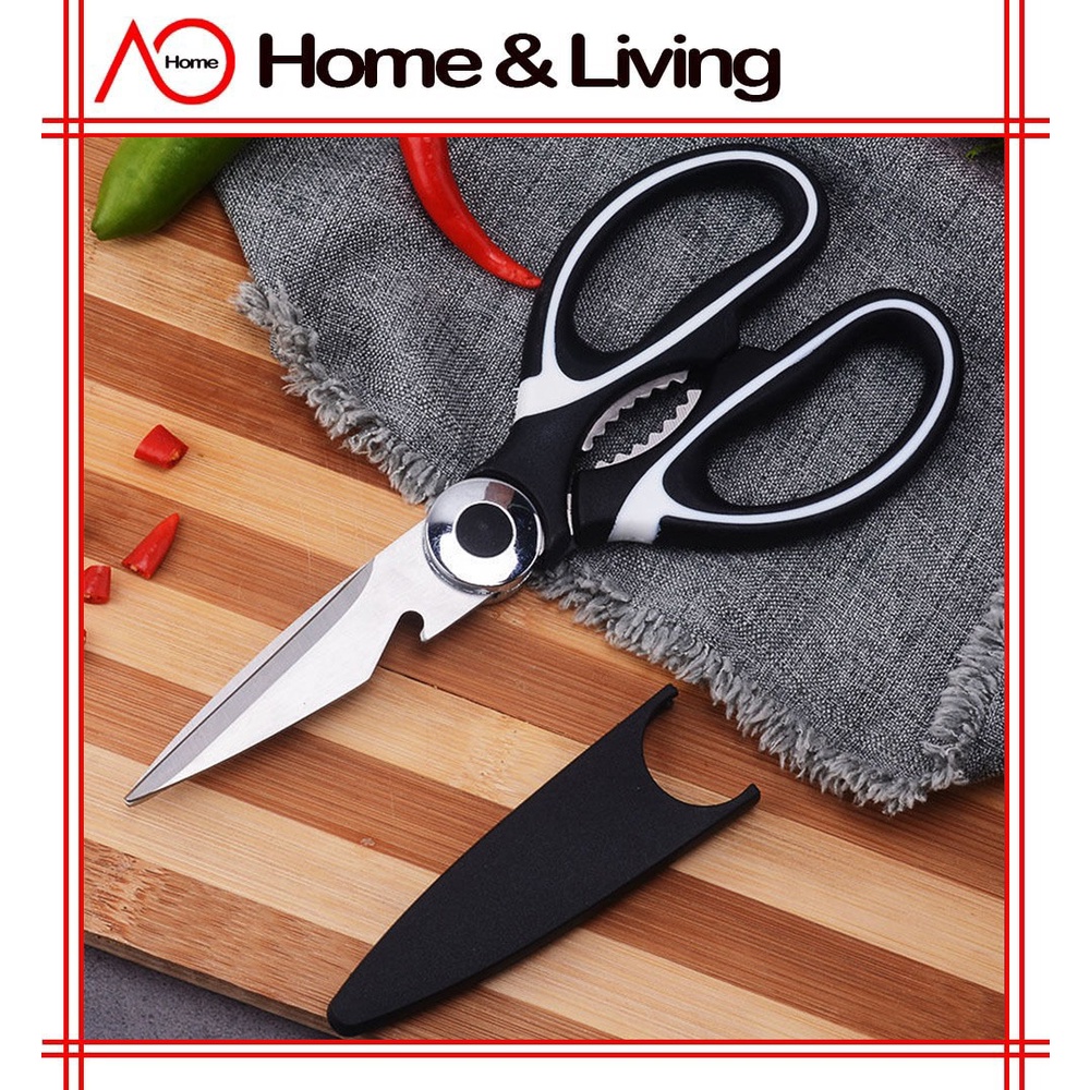 AO Home Scissors Kitchen Heavy Duty Sharp Kitchenware Shears Cutter ...