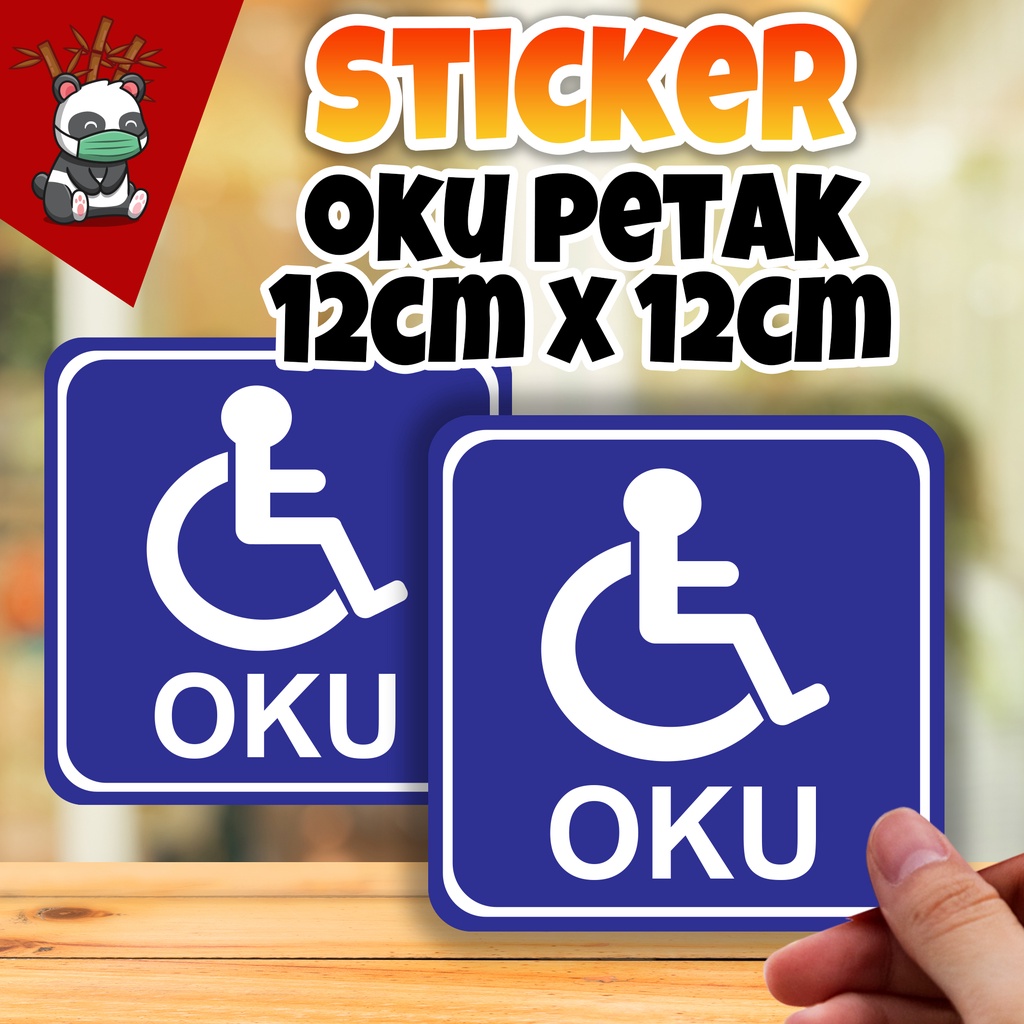 🔥STICKER OKU PETAK 12CM X 12CM🔥 STICKER KERETA / STICKER MOTOR ...