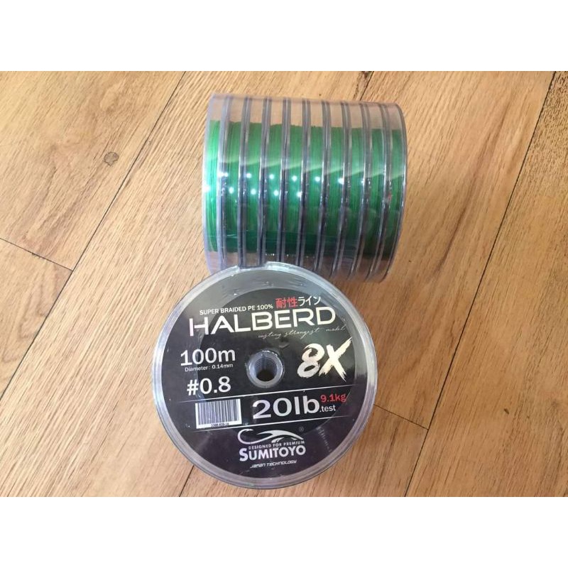 SUMITOYO HALBERD X8 100m | Shopee Malaysia