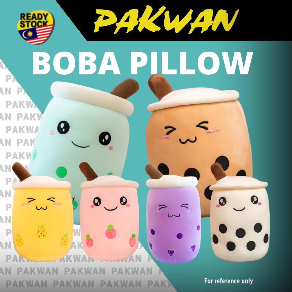 Boba Pillow Children Kids 70cm Bubble Milk Tea Plush Toy Pearl Patung ...