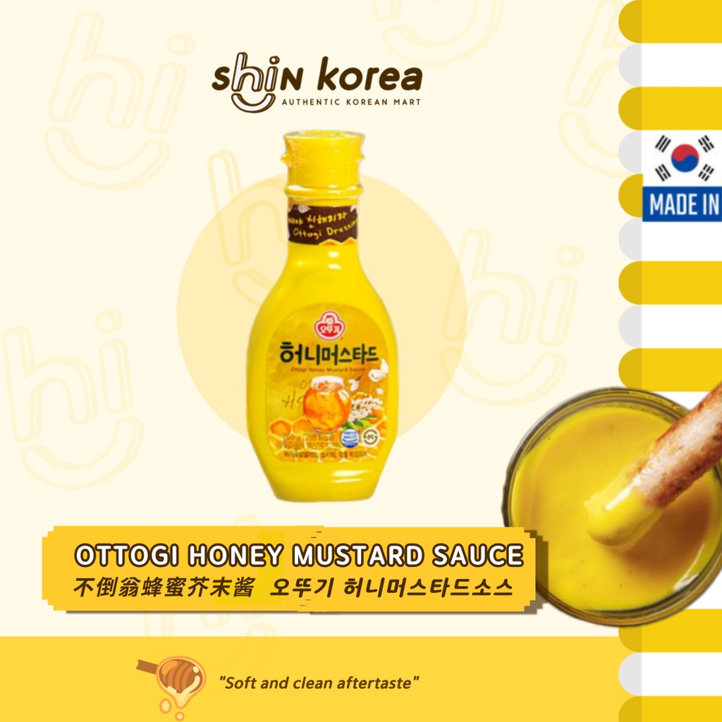 SHIN·KOREA Ottogi Honey Mustard Sauce| 不倒翁蜂蜜黃芥末醬 | Shopee Malaysia