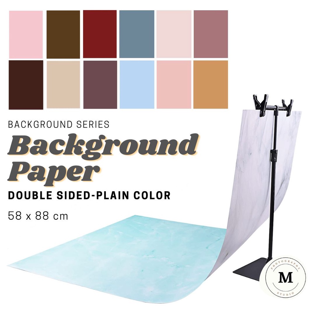 Photography Plain Paper Backdrop Water Resistance Background 摄影背景纸 ...