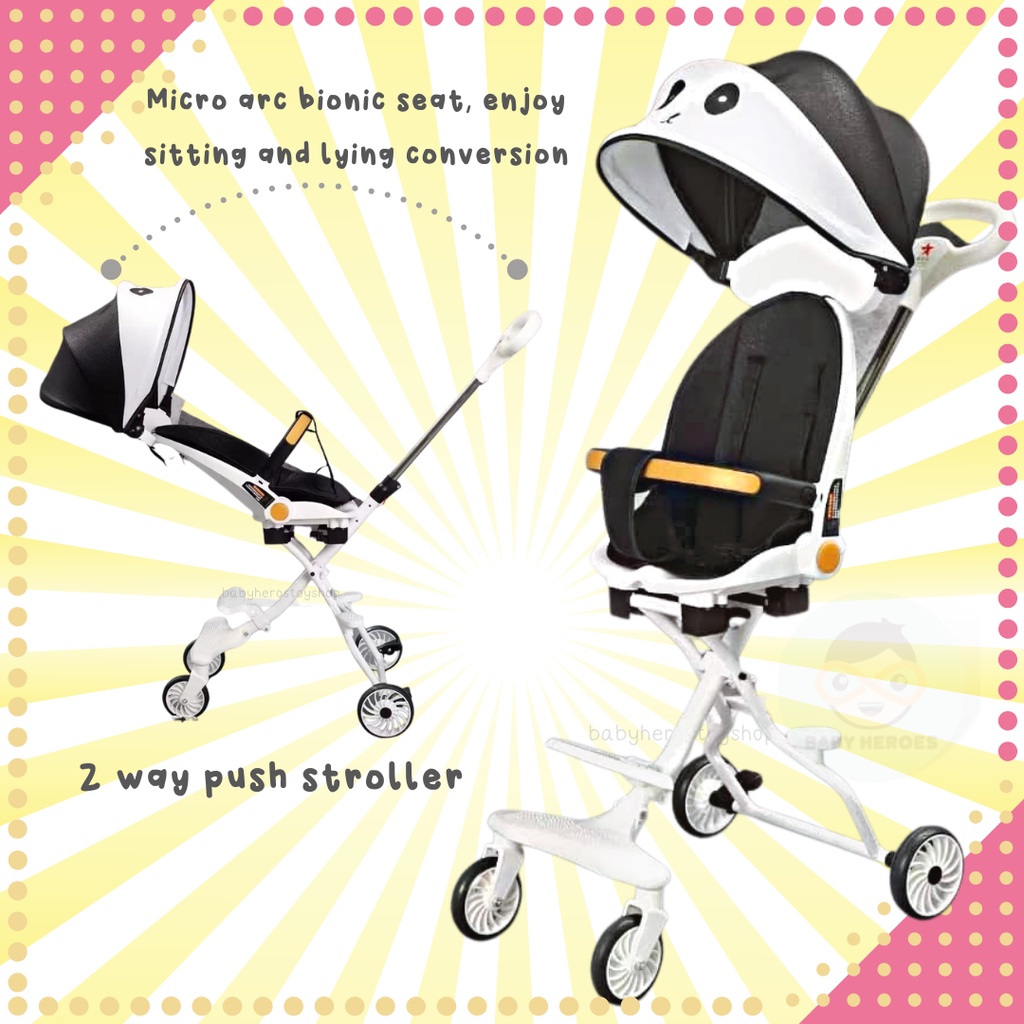 BABYHEROES High Quality Foldable Baby Magic Stroller 2 Way Facing Seat ...