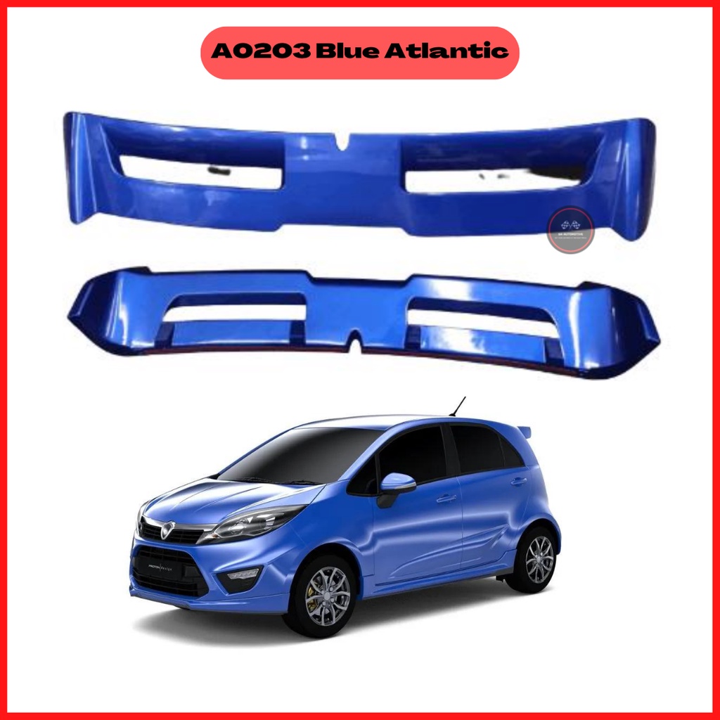 Proton Iriz 2014 ABS Rear Spoiler with Paint (100% Made in Malaysia ...