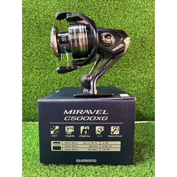 Shimano Miravel Spinning Fishing Reel 2022 | 1000 2500 2500HG C3000 C3000HG 4000 4000XG C5000XG ...