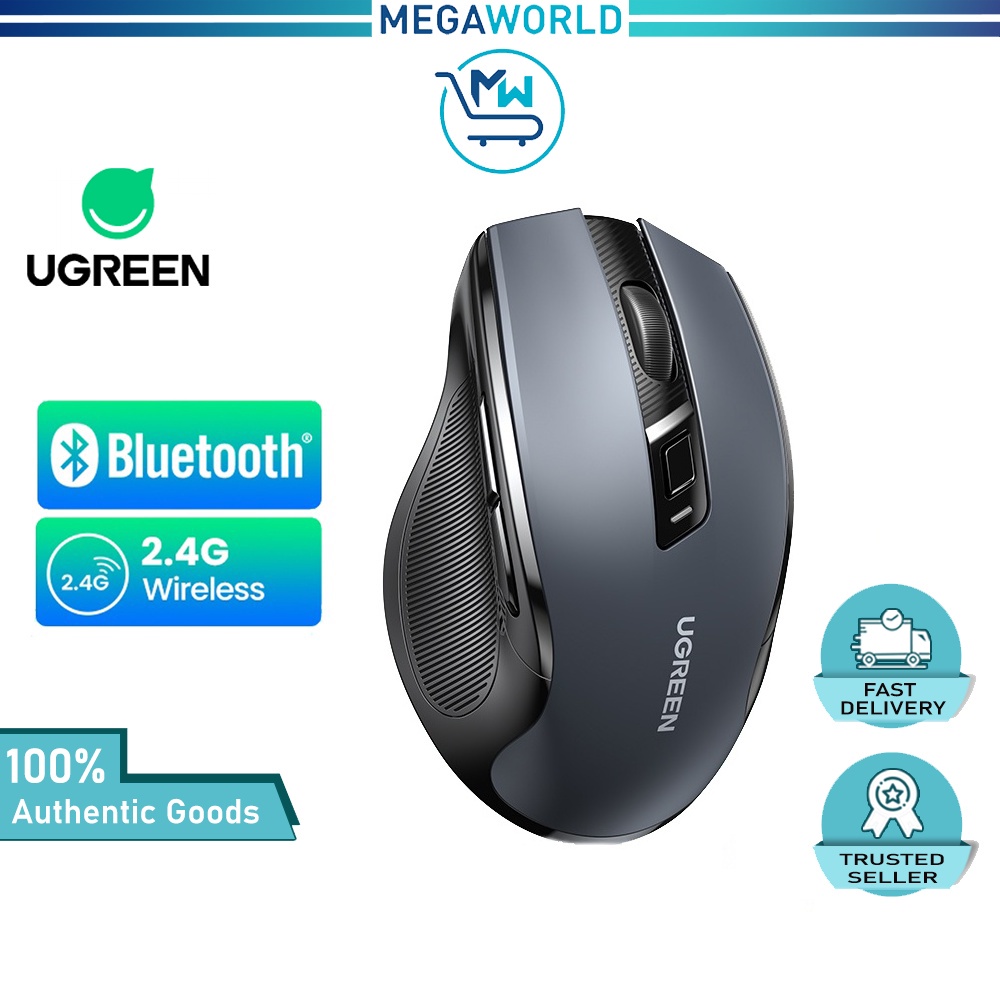 UGREEN Wireless Mouse 6 Silent Buttons 5 Level DPI Setting 4000 DPI ...