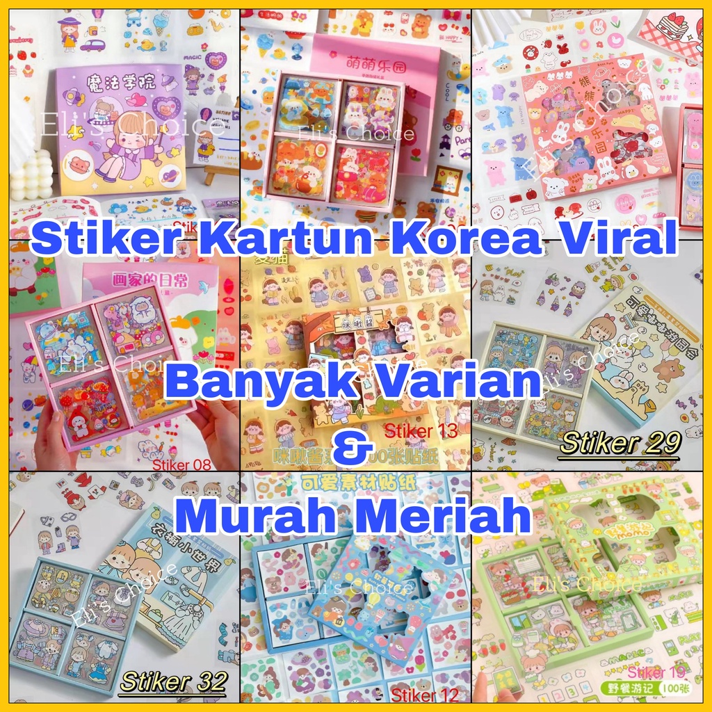 [50] Cartoon Sticker/Imported Waterproof Cartoon Motif Sticker ...
