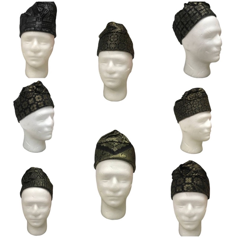 Tengkolok Getam Budu Full Songket Design | Shopee Malaysia