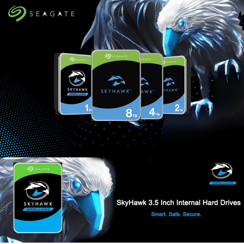 HIKVISION CCTV HARDISK Seagate Skyhawk Surveillance HardDriveDisk 3.5 ...
