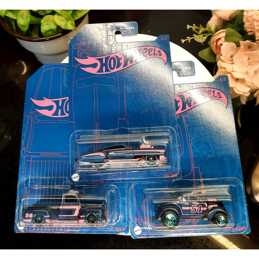 HOT WHEELS – 54th ANNIVERSARY SERIES (MIX 1) ('49 FORD F1, EVIL TWIN ...