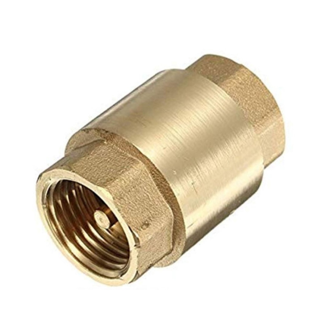 VIP BRASS VERTICAL SPRING CHECK VALVE / ONE WAY VALVE / NON-RETURN ...