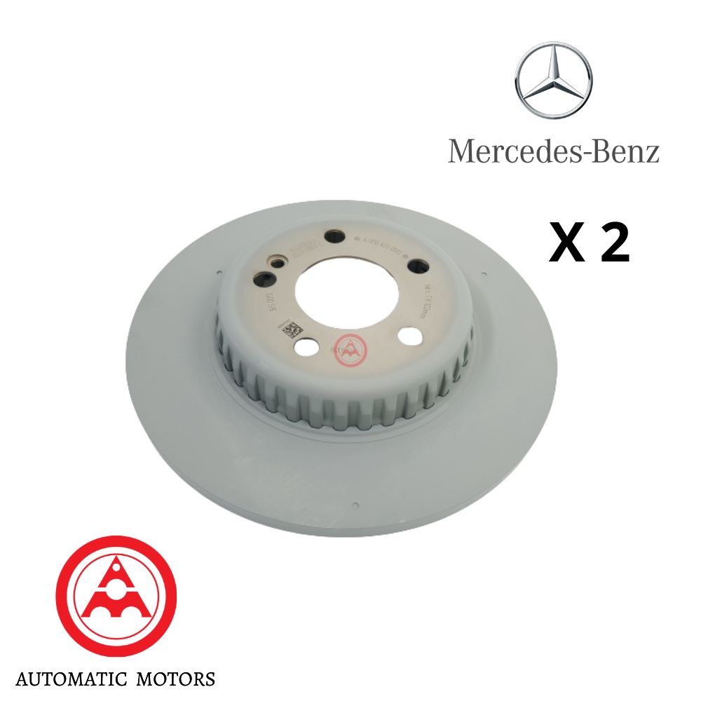 Original Mercedes Benz Rear Brake Disc SET W205 0004230512 24011203001 ...