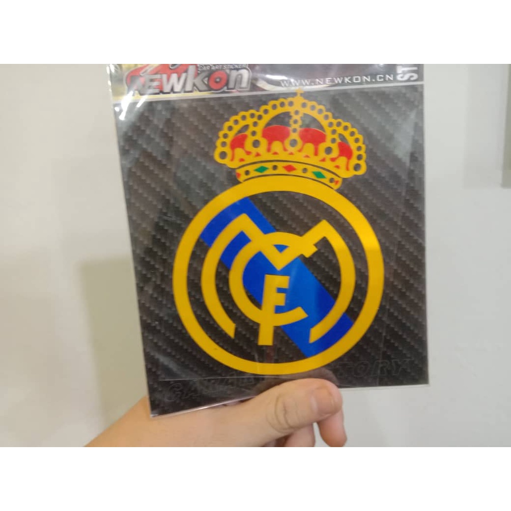 Realmadrid Football Club Sticker Realmadrid Bola Sepak Sticker ...
