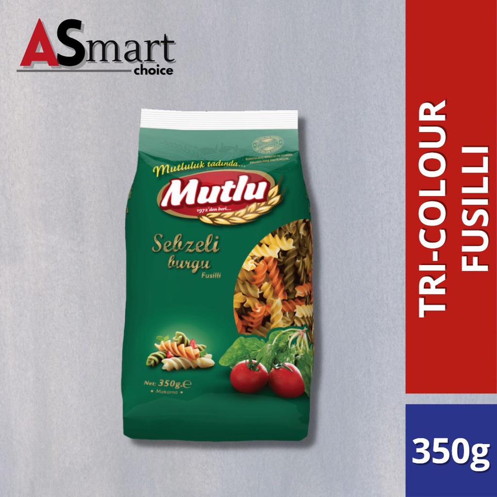 (HALAL) Tri Color Fusilli 350gm - ASMART Choice | Shopee Malaysia