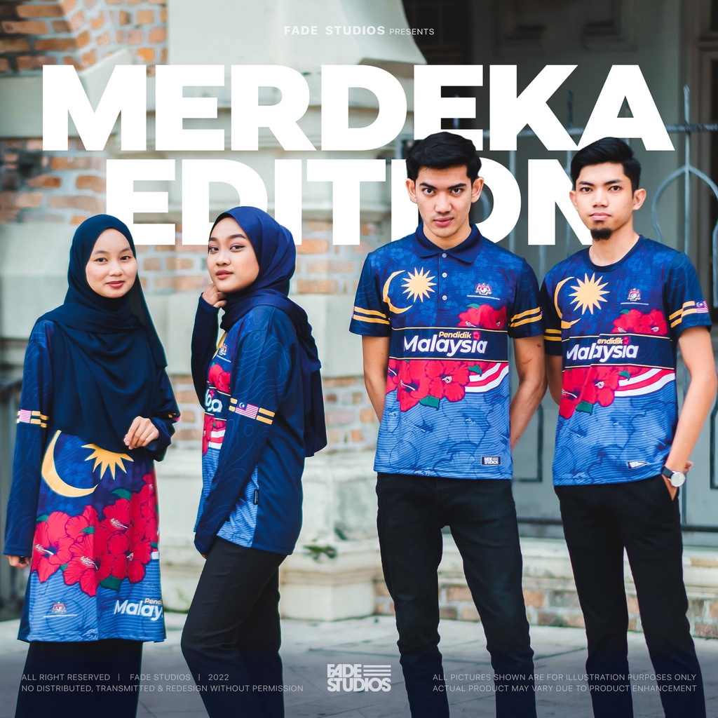 PENDIDIK MALAYSIA - MERDEKA EDITION [FULL SUBLIMATION T-SHIRT] by FADE ...