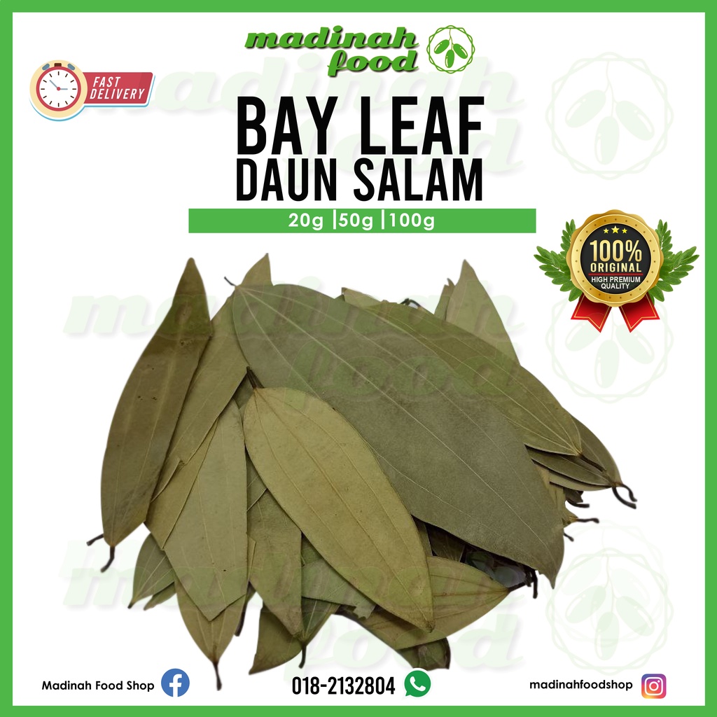 BAY LEAF/DAUN SALAM KERING 20g/50g/100g !! 🔥👍 | Shopee Malaysia
