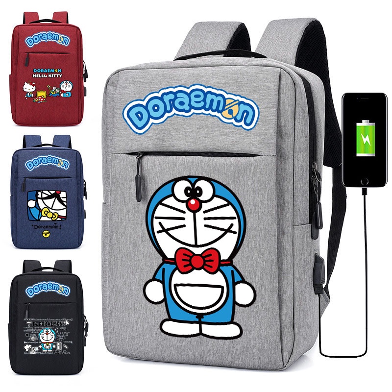 Doraemon Backpack for Women Student Backpack Travel Bag School Bag ...