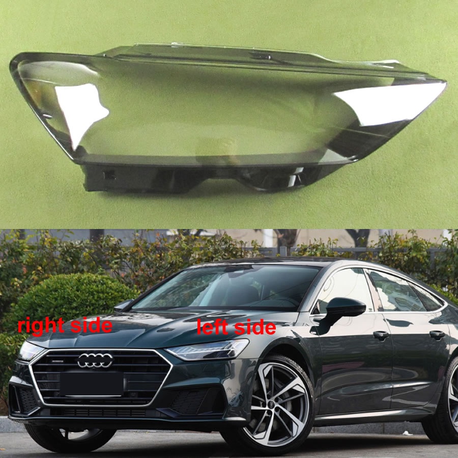 For Audi A7 2019 2020 2021 2022 Front Headlamp Cover Transparent ...