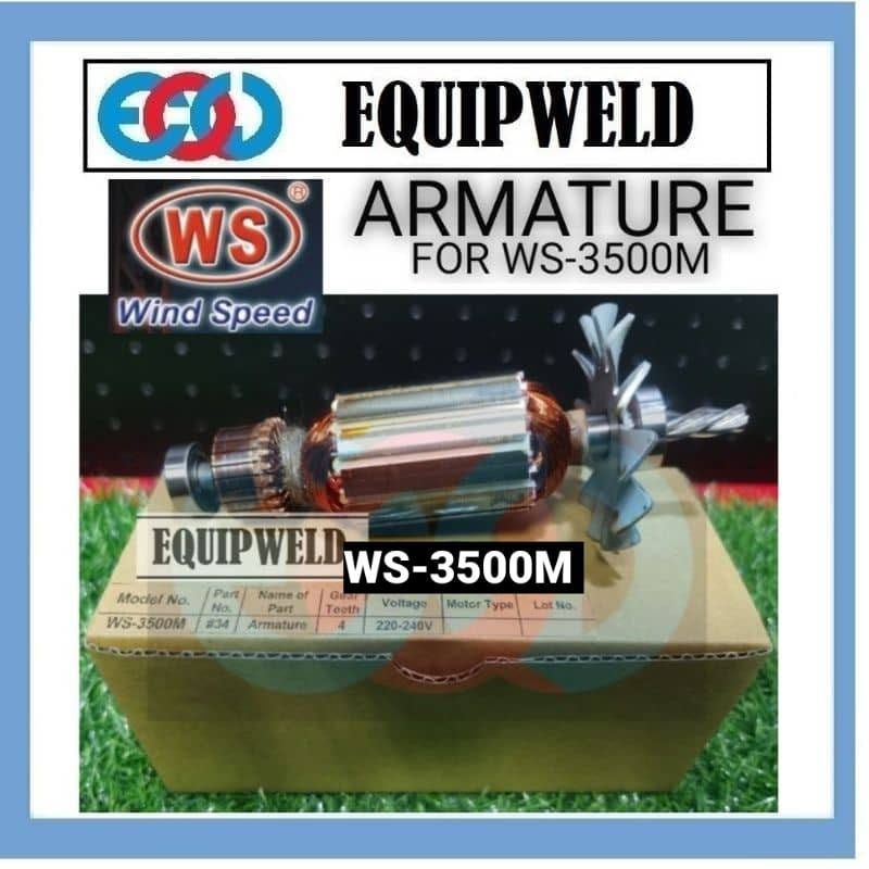 WIND SPEED ARMATURE FOR WS-3500M MAGNETIC DRILL CUTTER MACHINE ...