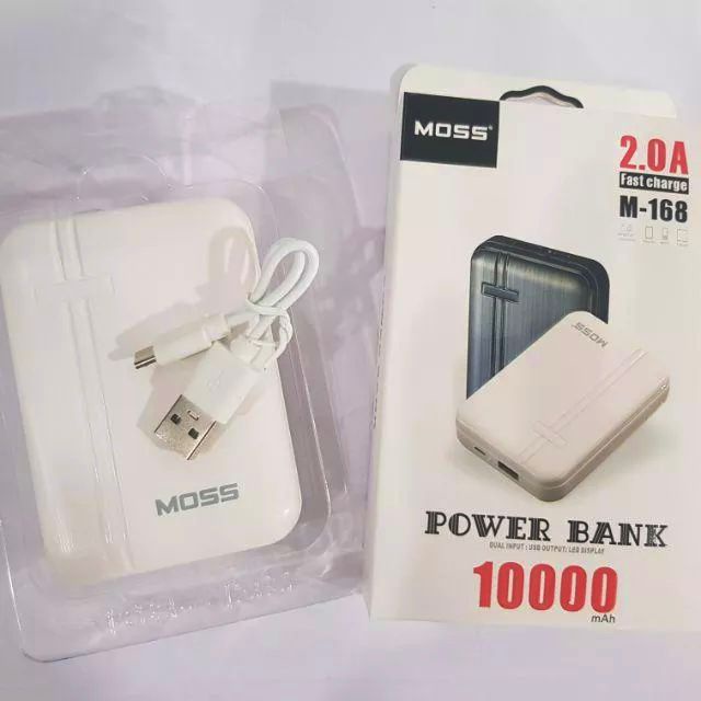(READYSTOCK) MOSS POWER BANK 10000 mAh FAST CHARGE | Shopee Malaysia