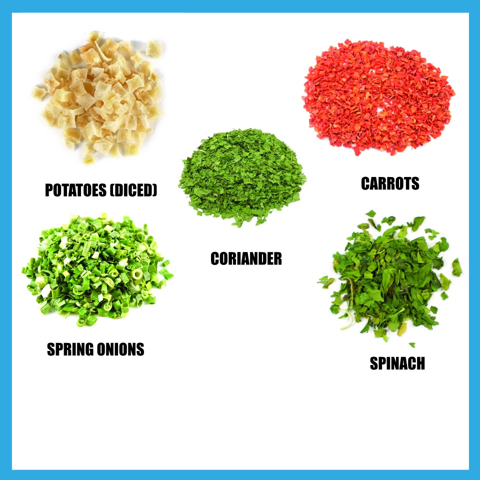 DEHYDRATED VEGETABLES | SPRING ONION | CARROTS | SPINACH | POTATOES ...