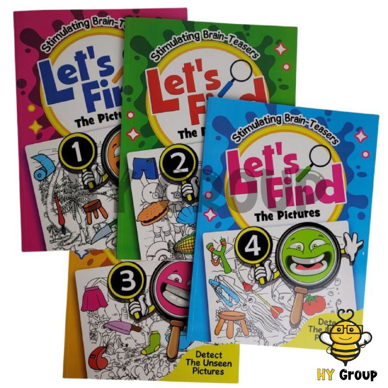 Let's Find The Pictures (4Books/set) | Shopee Malaysia