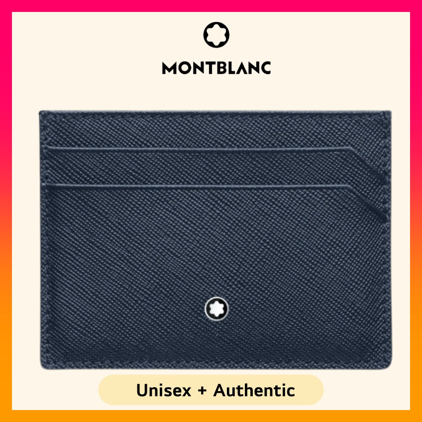 [Mont Blanc] Authentic Flannel Men's Card Case Wallet | Shopee Malaysia