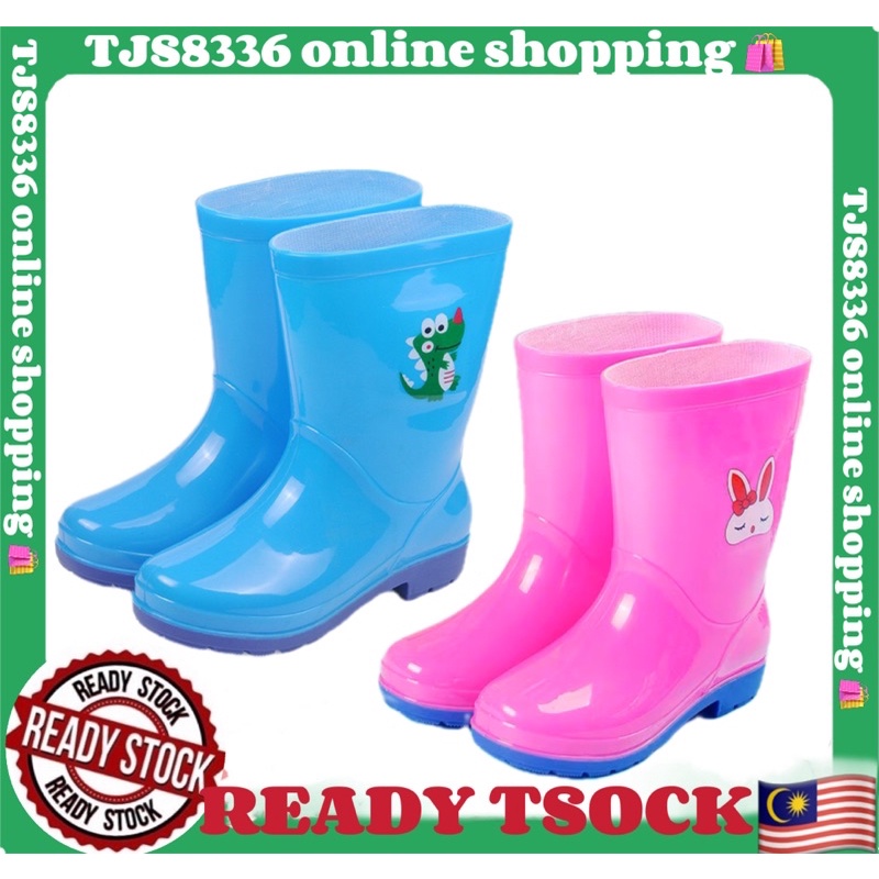 New arrival Kids Boots Waterproof Rain Shoes Rain Boots / Kasut Hujan ...