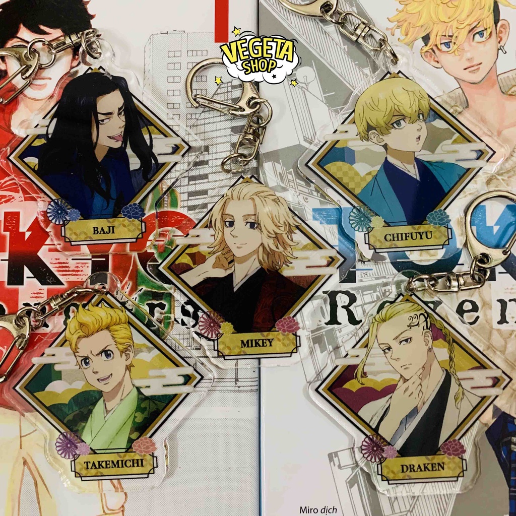Double-sided Acrylic Mica keychain - Tokyo Revengers - Takemichi Mikey ...