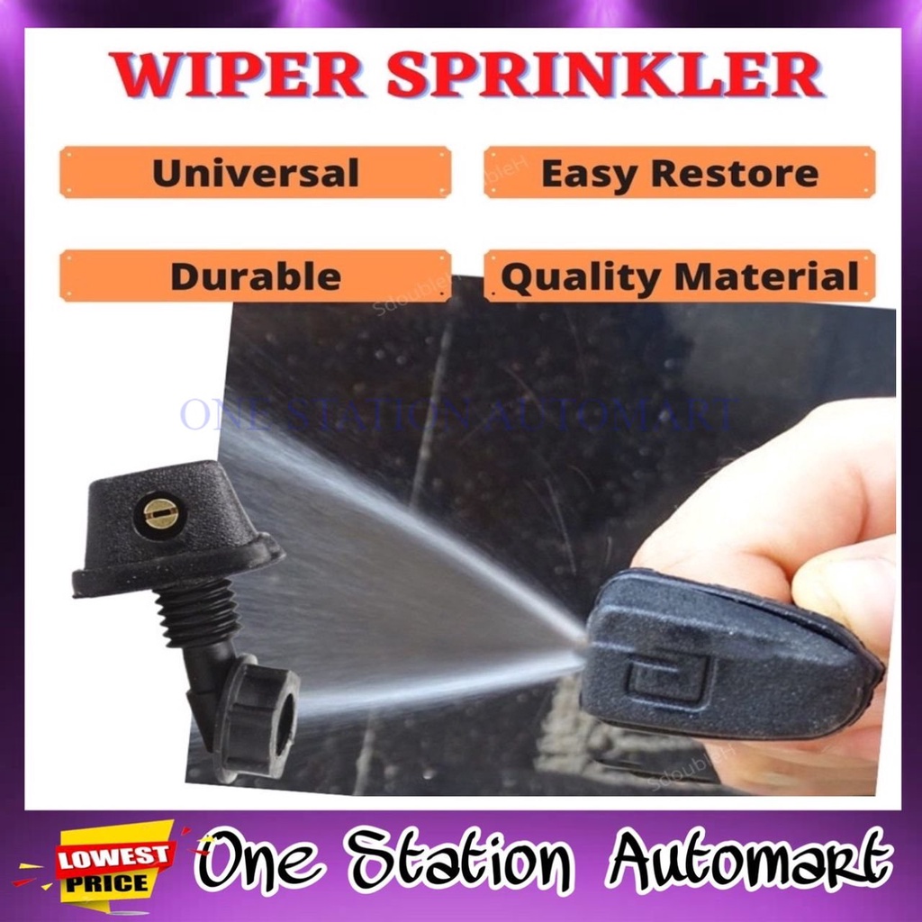 Sprinkler Wiper Windshield Universal Car Washer Nozzle Kit Spray ...