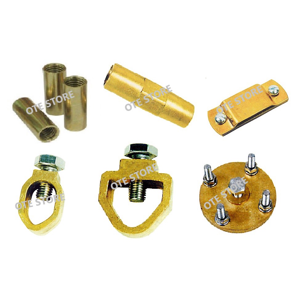 COPPER EARTHING FITTING & LIGHTNING CONDUCTOR ITEM (COPPER ROD CLAMP ...