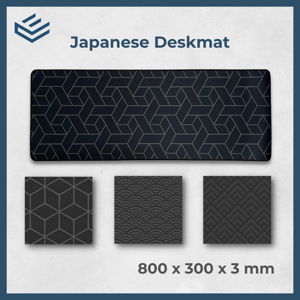 [ʀᴇᴀᴅʏ ꜱᴛᴏᴄᴋ] Minimalist Japanese Mouse Pad Large Gaming Desk Mat Anti ...