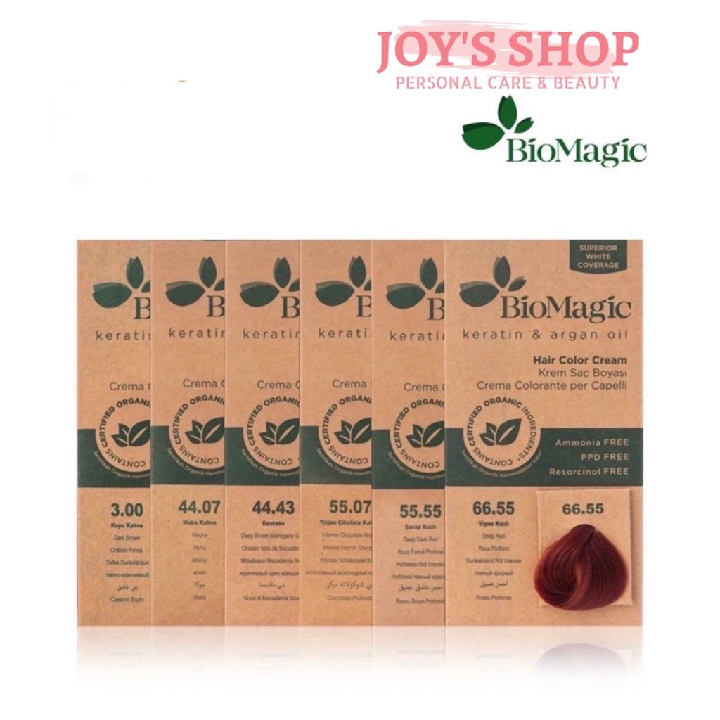 BioMagic Permanent Hair Color (Ammonia Free) | Shopee Malaysia