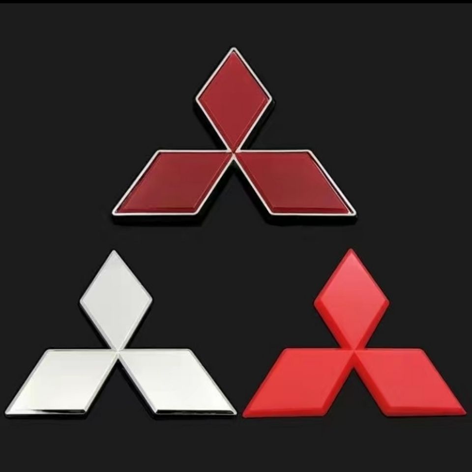 1pcs ABS MITSUBISHI Logo Car Auto Front Rear Car Sticker MITSUBISHI ...
