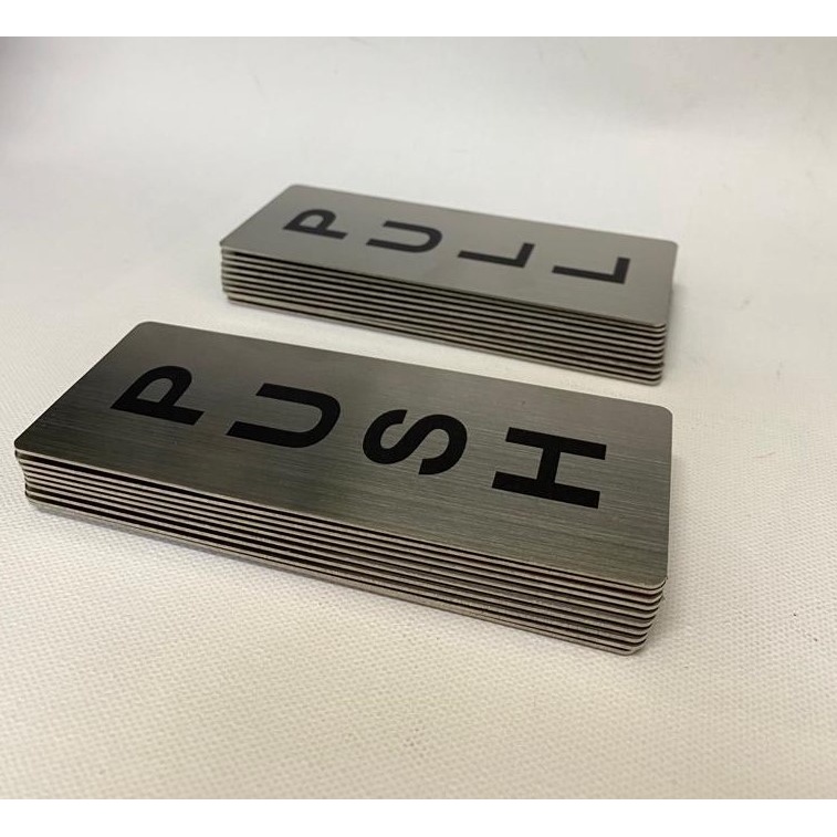 Premium Stainless Steel Push and Pull Door Sign / Signage | Shopee Malaysia
