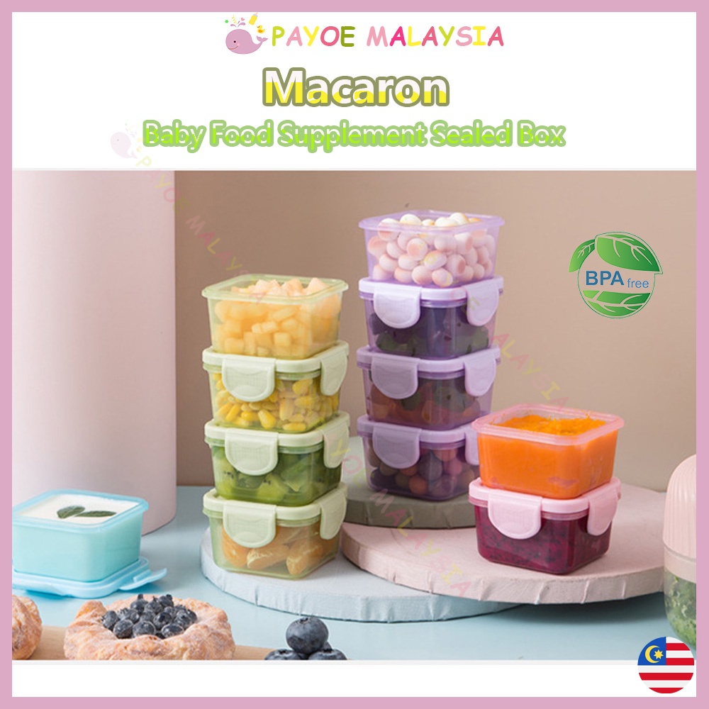 Payoe 60ML Baby Food Box Snack Milk Powder Storage Cups Container ...