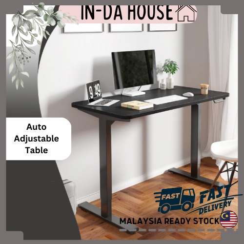 Indahouse Athena Standing Desk /Smart Lifting Motorized and Height Adjustable Table Gaming ...