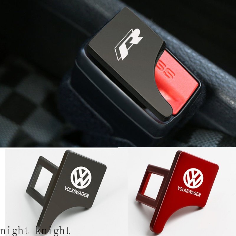 For Volkswagen Concealed Car Safety Buckle Clip Seat Belt Plug Polo ...